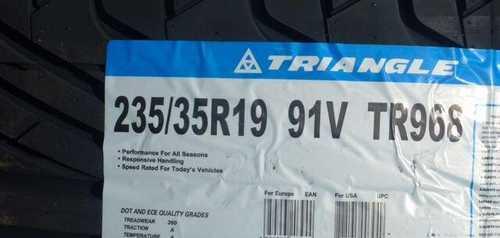 235 19 19. Triangle tr968 235/35 r19 91v.