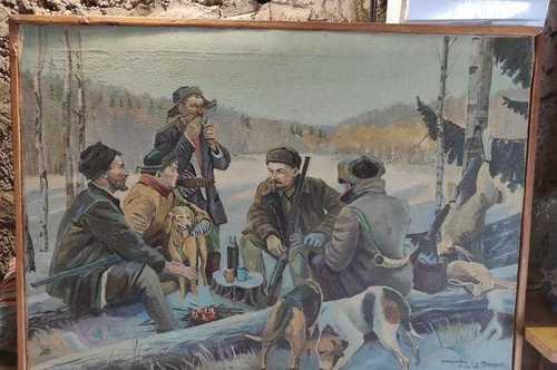 Картина Ленин на охоте