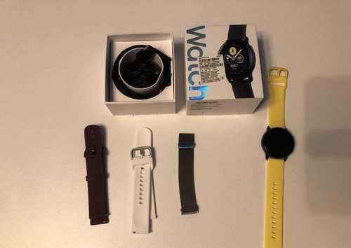 SAMSUNG Galaxy Watch Active + Wireless Charger Duo