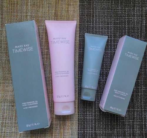 Очищающее средство для лица и ночной крем Mary Kay