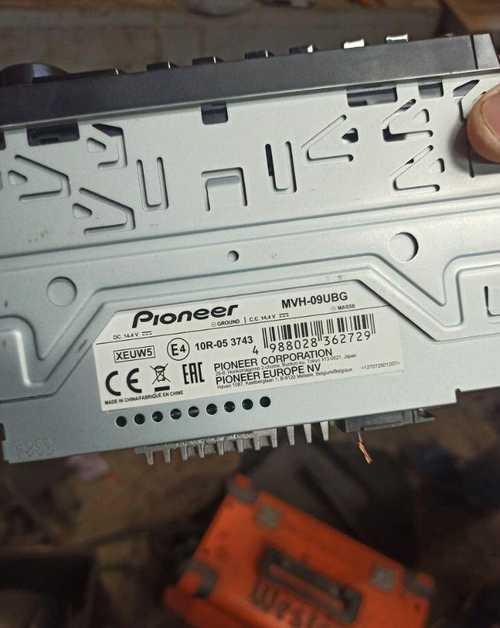 Автомагнитола Pioneer MVH-09UBG