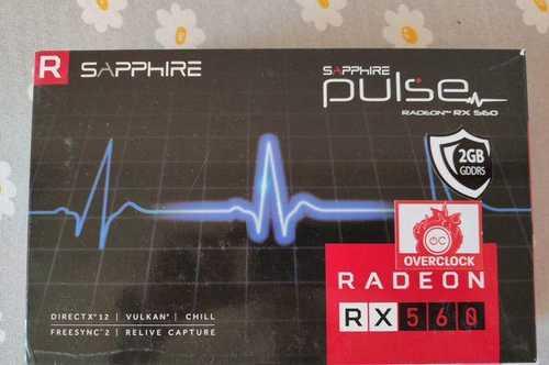 Видеокарта Sapphire Pulse RX560 2GB