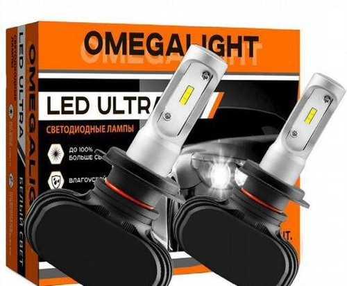 Лампы Omegalight LED Ultra H8/Н9/Н11 6000K