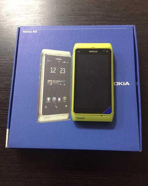Nokia N8 Green, Новый, Гарантия, Финляндия