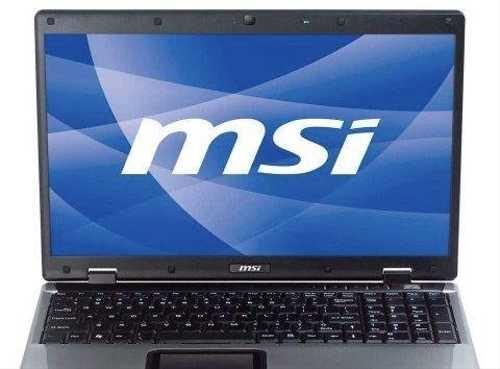 MSI cx600 16 дюймов 2 ядра 4 озу. Быстрый и надежн