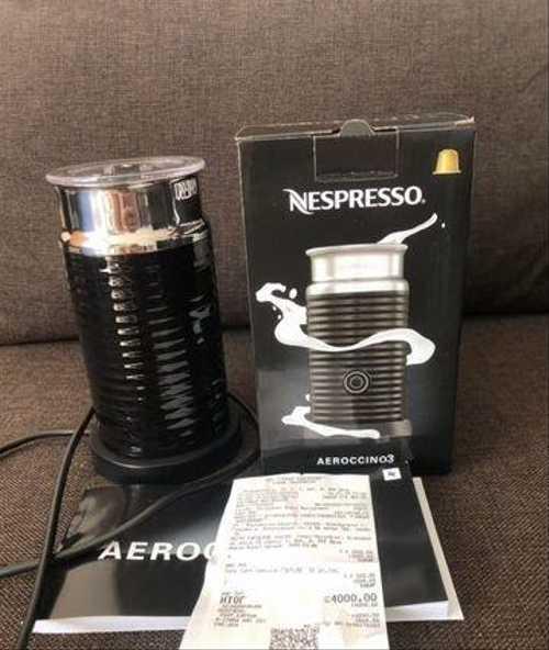 Капучинатор Nespresso Aeroccino 3 (черный)