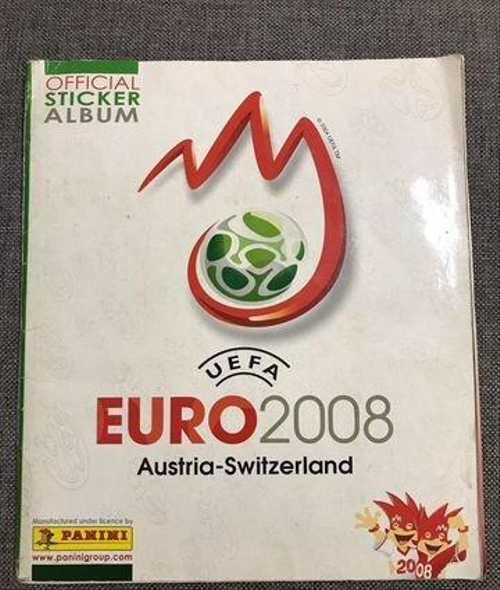 Альбом для наклеек Panini Euro 2008. Собран