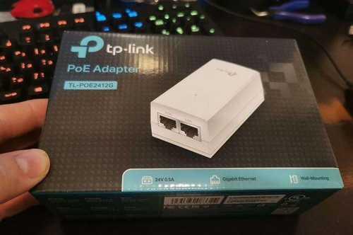 PoE инжектор, адаптер tp-link TL-POE2412G