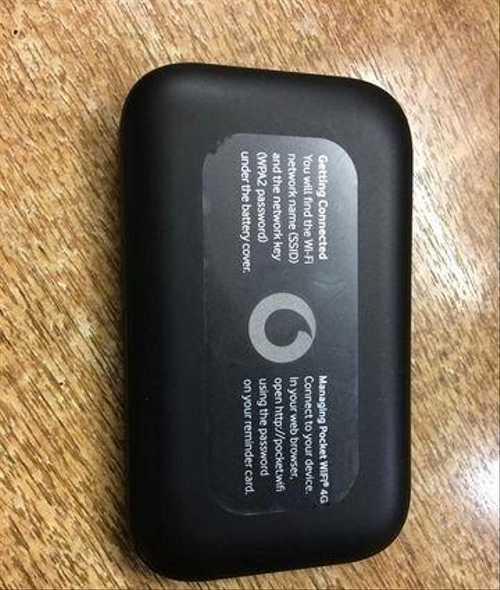 Мобильный 4G роутер Vodafone Pocket Wi-Fi 4G для б