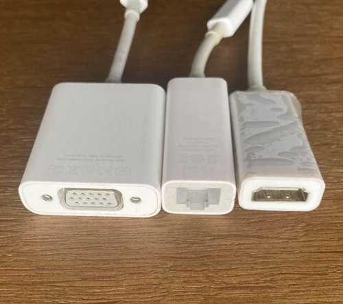 Переходник apple thunderbolt - Ethernet VGA hdmi