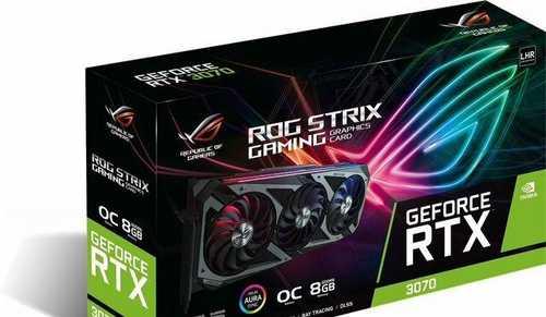 Видиокарта Asus GeForce ROG-strix-RTX3070-08G-V2
