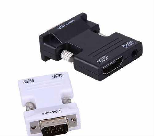 Конвертер hdmi VGA + аудио