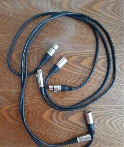 Кабель Sommer Cable и NEW tech OFC XLR-XLR