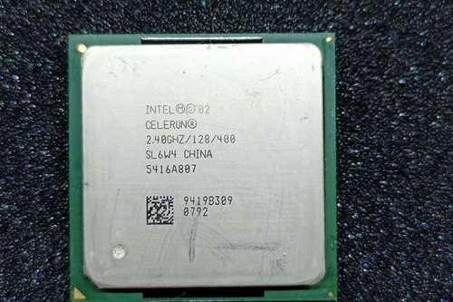 Процессор Intel Celeron 2.4GHz/128/400