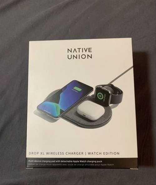 Native Union Drop XL Wireless Charger Watch Editio