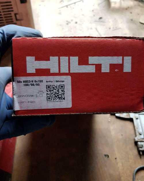 Анкер шуруп 8х150 хилти hilti