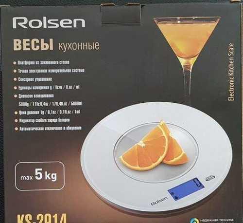 Весы кухонные сенсорные Rolsen KS-2914