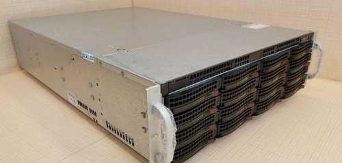 3U/2xE5-2609v2/X9DRD-A/16HDD3.5/SAS9201-16i/2x800W