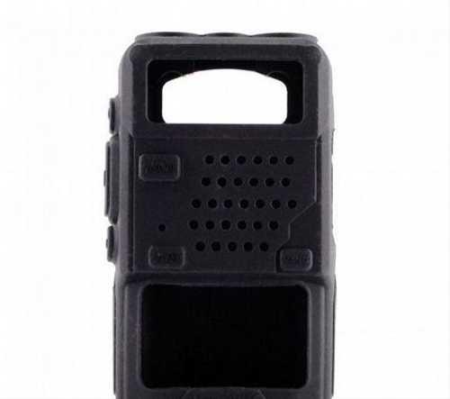 Чехол силиконовый для рации Baofeng UV-5R чёрный