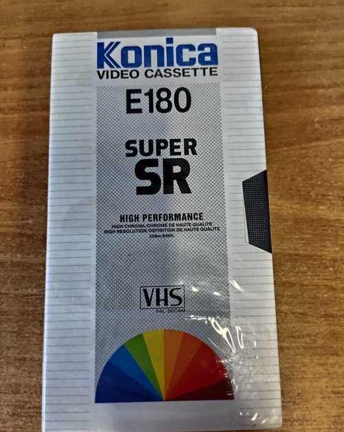 Видеокассета новая Konica e180