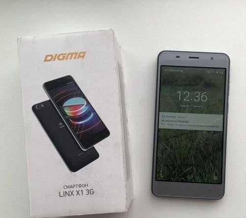 Смартфон рабочий Digma linx X1 3G