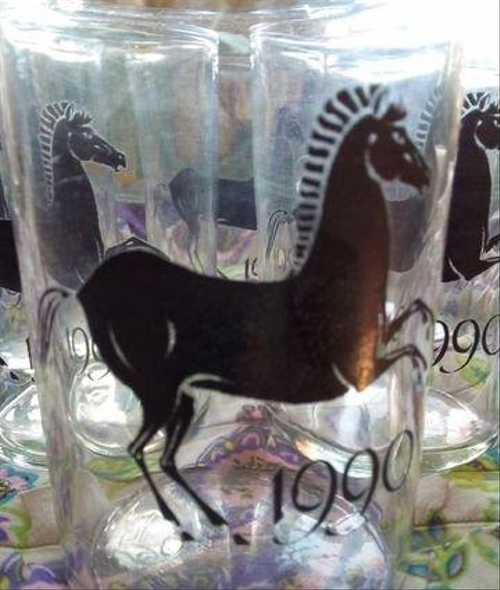 Винтажный тонкий стакан СССР 1990