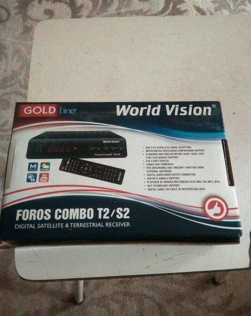 Ресиверы world vision foros combo. World Vision foros Combo t2/s2. Ресивер World Vision foros Combo t2/s2. World Vision foros Ultra/foros Combo t2/s2. World Vision foros Combo t2/s2 шаринг.