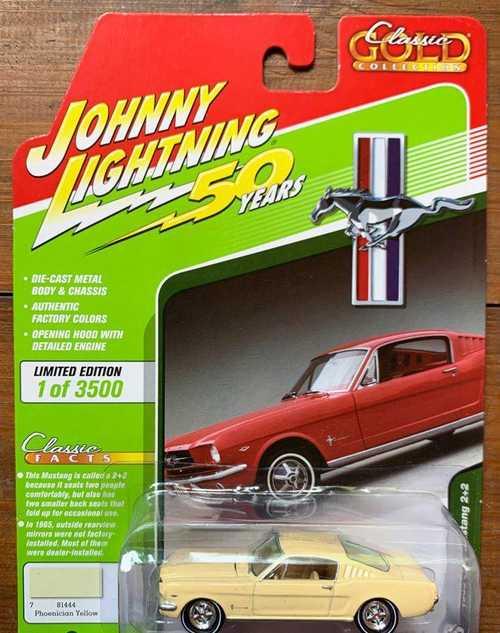 Johnny Lightning 1965 Ford Mustang 2+2 1:64
