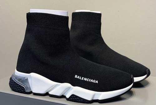 Кроссовки balenciaga me speed high black