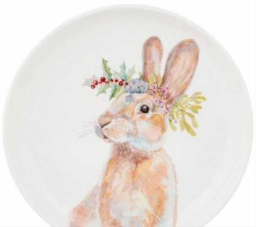 Lefard тарелка закусочная лесная сказка заяц, 19см