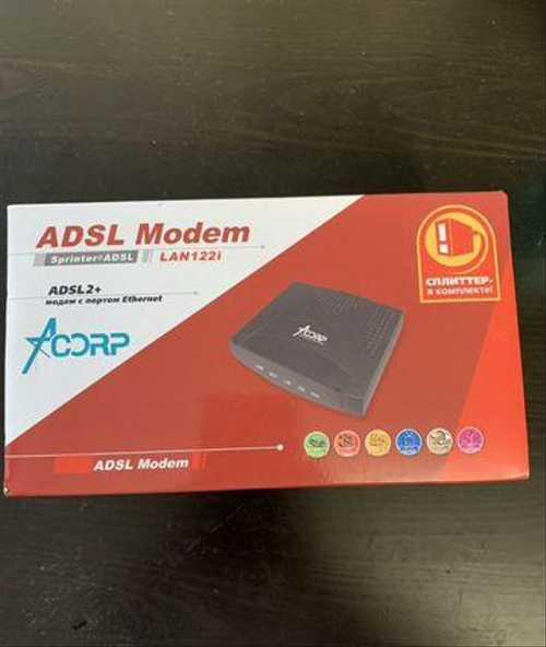 Adsl-модем от Acorp с функциями маршрутизатор