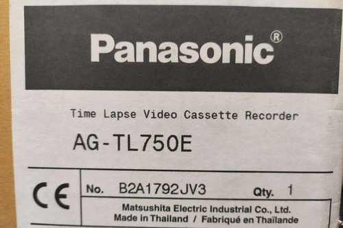 Видеомагнитофон panasonic AG-TL750E