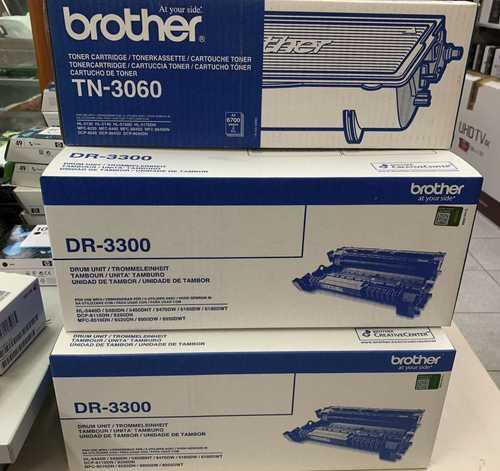 Картриджи ориг brother DR-3100 DR-2075 TN-3280 идр