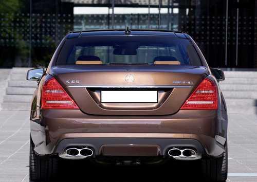 Задний бампер mercedes s 221 6.5 amg