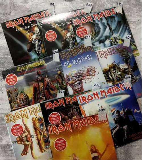 Коллекция синглов Iron Maiden 7"