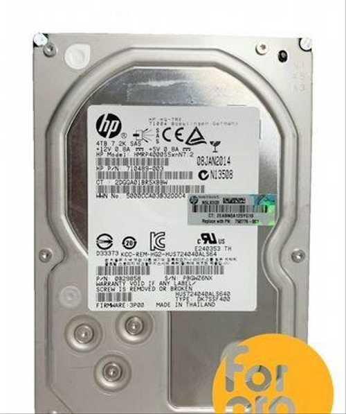HDD 3,5”(LFF) 3Par HP 4Tb hmrp4000S5xnN7.2 7.2K 6G