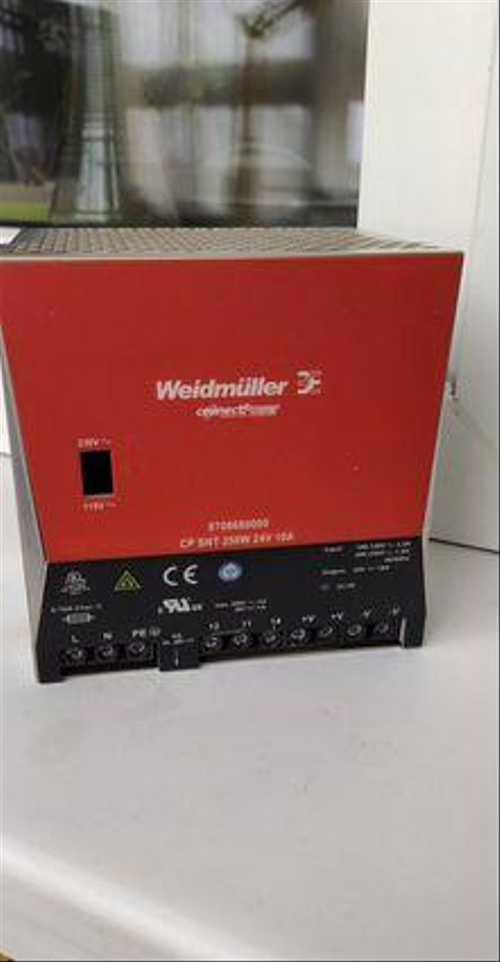 Блок питания 8708680000 Weidmuller 250W 24V 10A