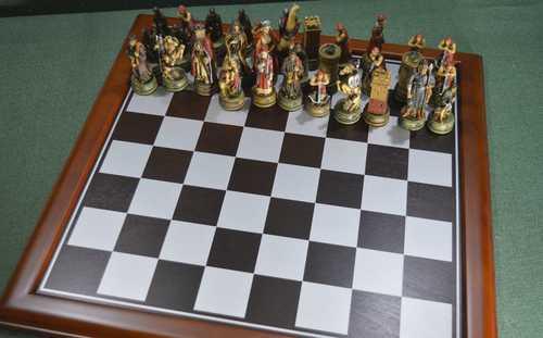 Шахматы подарочные, новые "The chessmen". 2001 г