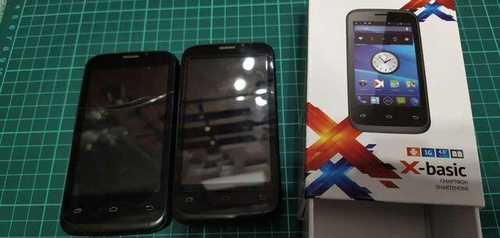 Два смартфона teXet x-basic