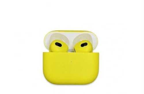 Apple AirPods 3 Yellow Окрашены Оригинал