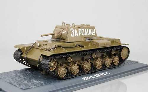 Кв-1 1941г - модель 1/43 деагостини Танки №3