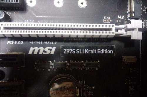 Материнская плата msi Z97S