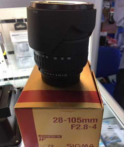 Объектив Sigma 2.8-4 на Pentax