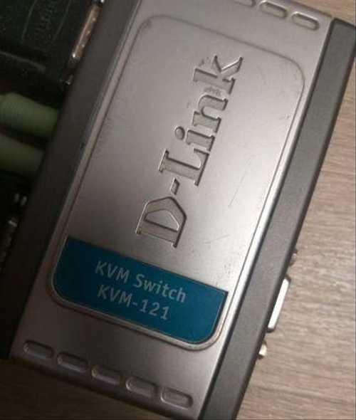 Двухпортовый переключатель D-Link KVM-121