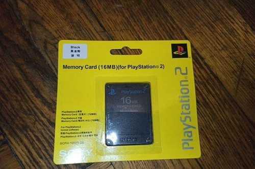 Ps2 16mb memory card карта памяти