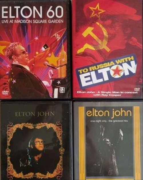 4 DVD live elton john