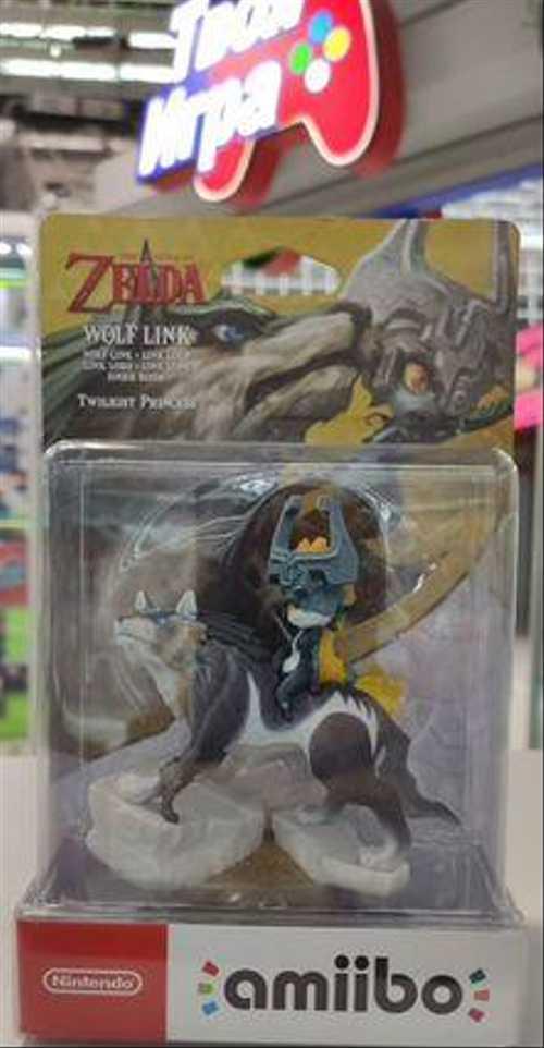 Nintendo Amiibo Link Wolf / Амибо Линк Волк новый