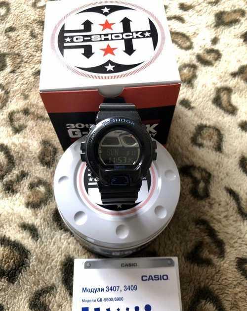 Casio g-shock GB 6900 AA Bluetooth юбилейная серия