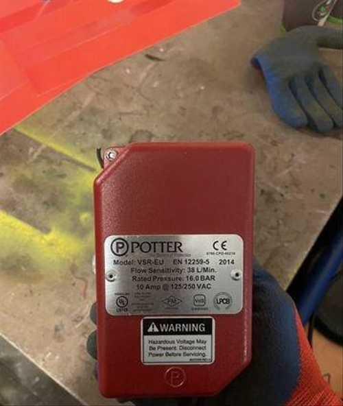 Сигнализатор потока жидкости potter VSR-EU 2 1/2