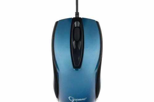 Мышь Gembird MOP-405-B синий USB